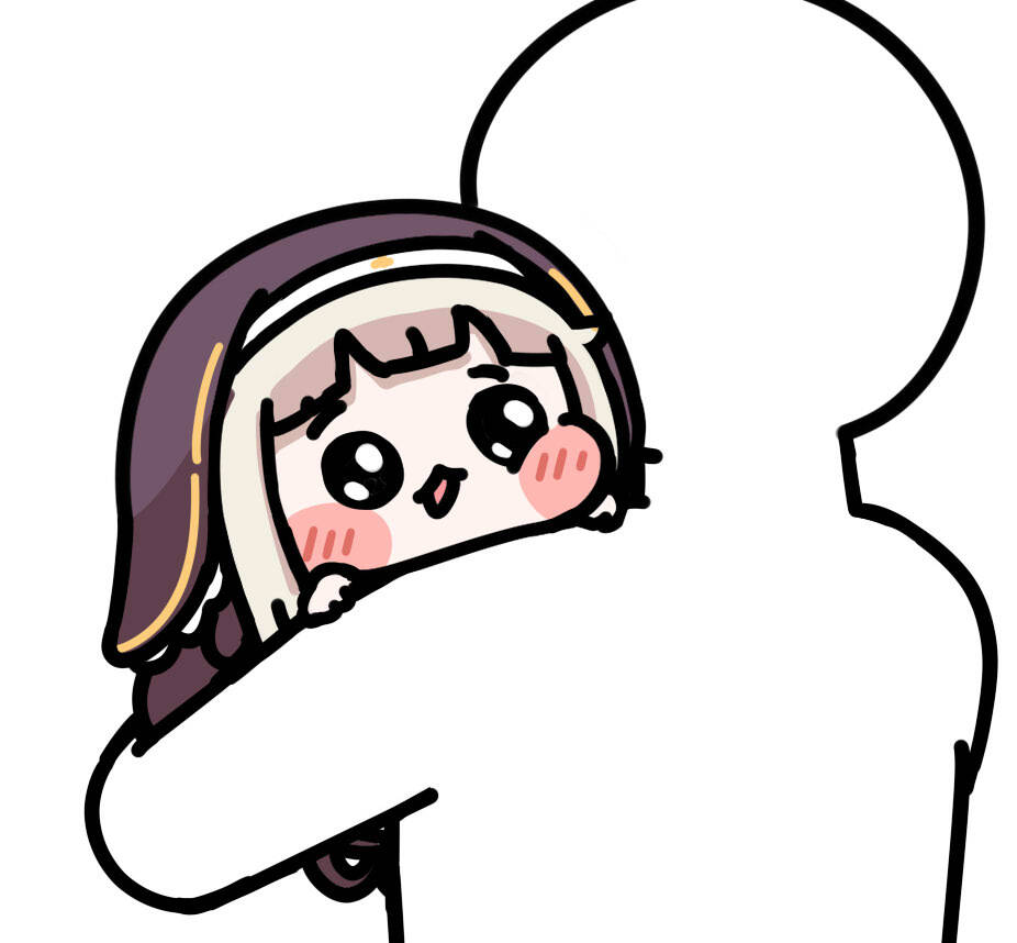 Giving Speaki a hug