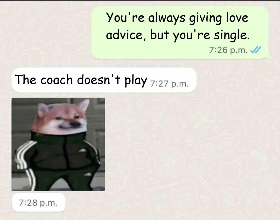 Bro thinks he is mascot.